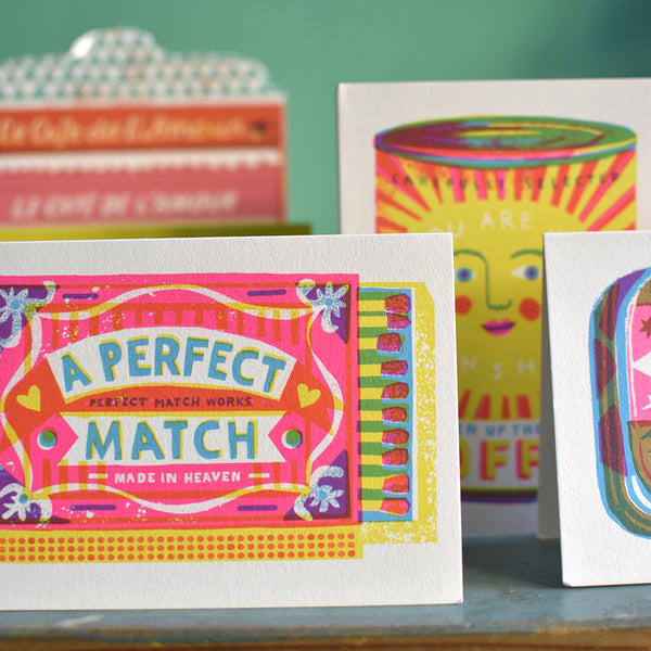 A Perfect Match A6 Card – theprintedpeanut